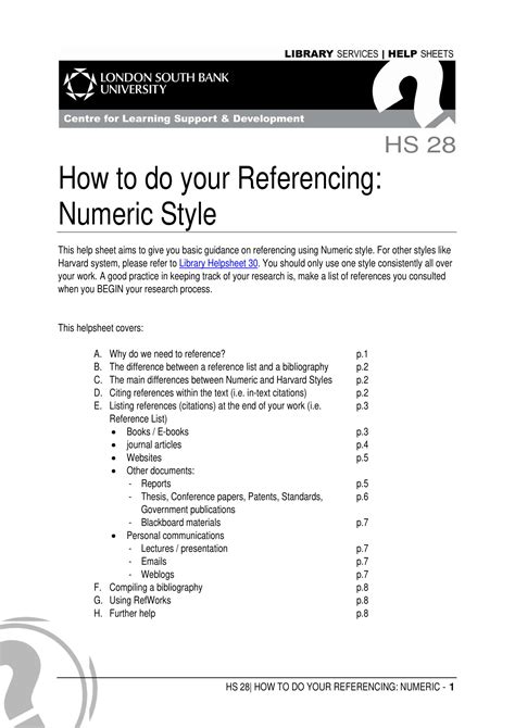 9 Reference List Examples To Download