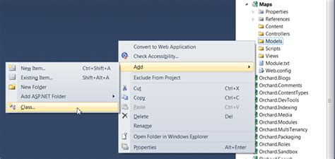 Writing A Content Part Orchard Documentation