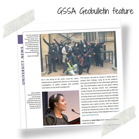 Geology Geosciences Wits Learning Inspire Empower Geochemistry