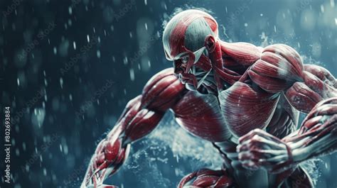 3d Rendering Image Demonstrating The Effects Of Muscle Fatigue