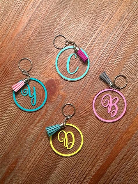 Plastic Monogram Keychain At Lucas Loche Blog