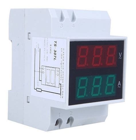 Panel Monitor De Voltaje Y Amperaje Para Tablero De Control Envío Gratis
