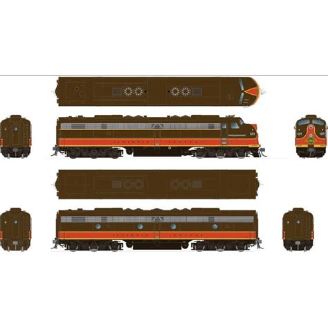 Rapido Ho Scale Illinois Central Emd E8a And E8b 4030 4015 Dccsound