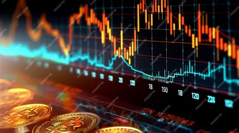 Premium Photo Bitcoin And Cryptocurrency Market Analysis Conceptual Chart And Fluctuation