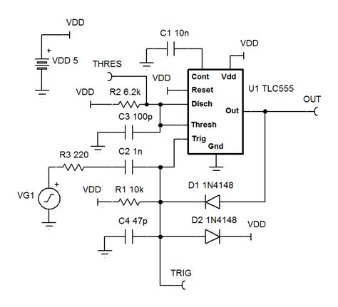 Tlc555 10us Minimum One Shot Time Clock And Timing Forum Clock And Timing Ti E2e Support Forums