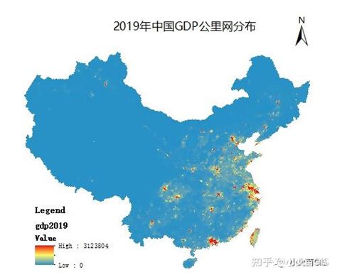 2000 2019年中国gdppop栅格数据（附案例） 知乎