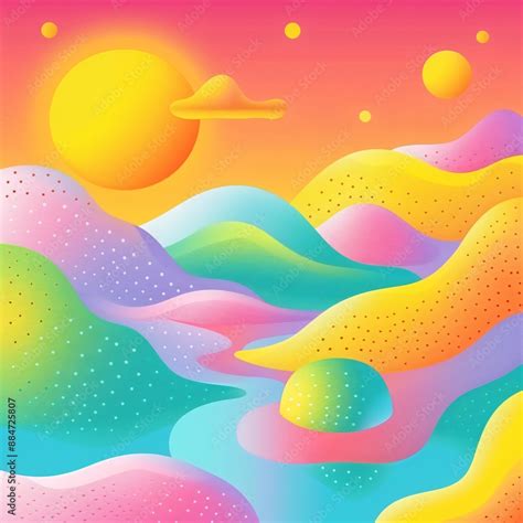 Minimal Abstract Style Symbolize The Fluidity Of Emotions Using Flowing