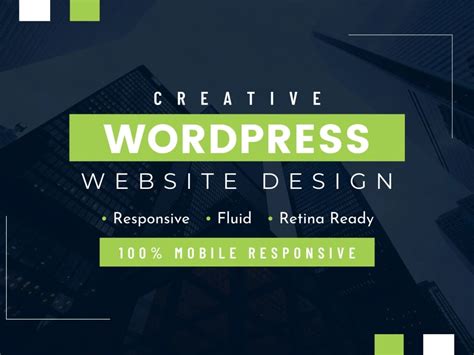 a fully responsive wordpress website upwork