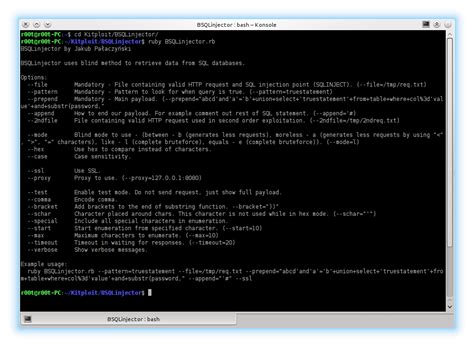 bsqlinjector blind sql injection exploitation tool hacking land