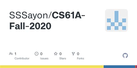 github sssayon cs61a fall 2020 my self learning process of the cs61a