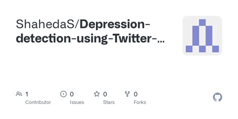 Github Shahedas Depression Detection Using Twitter Posts