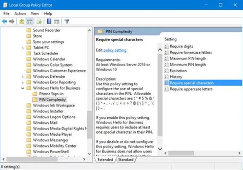 Enable Configure PIN Complexity Group Policy In Windows 11 10