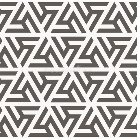 Abstract Geometric Dark Seamless Pattern Stock Illustration Illustration Of Element Ornament