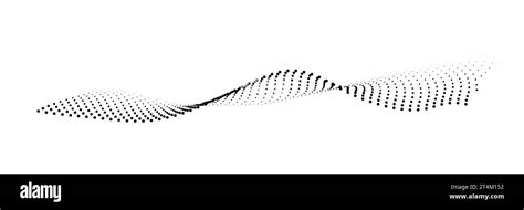 Technology Abstract Background Geometric Dotted Curve Shapes Stock