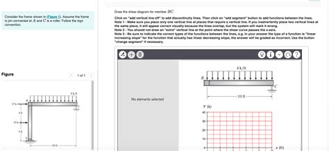 Solved Draw The Shear Diagram For Member BC Consider The Chegg