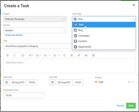 Introducing Custom Task Types And Statuses