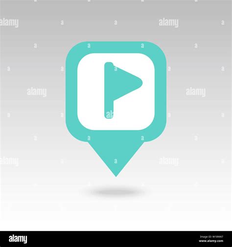 Flag Pin Map Icon Map Pointer Map Markers Destination Vector Icon GPS Location Symbol