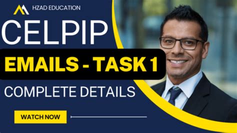 CELPIP Task Emails Strategy Samples HZad Education