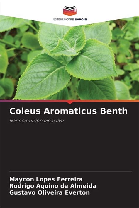 Coleus Aromaticus Benth Paperback