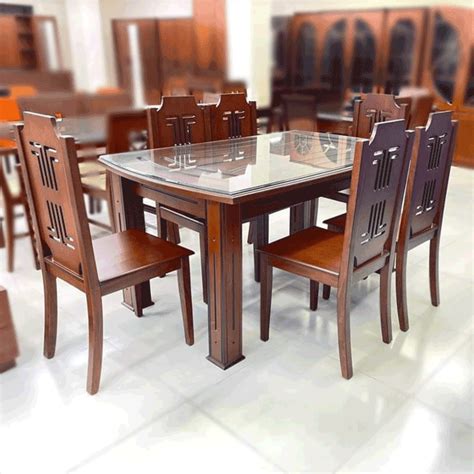 Dinning Table Set Fds 421 Wd Fossil Furniture