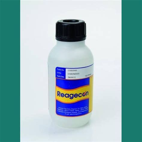 Reagecon Diagnostics Chemical Oxygen Demand Cod Calibration Cod5000