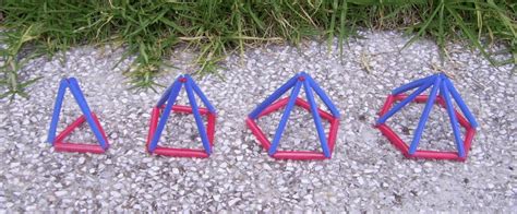 3d models of a trigonal square pentagonal and hexagonal pyramids made