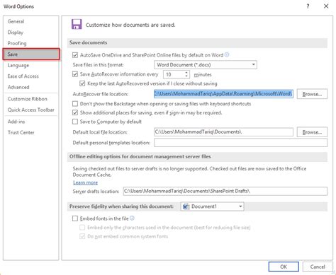 Autosave Microsoft Word PledeltaX