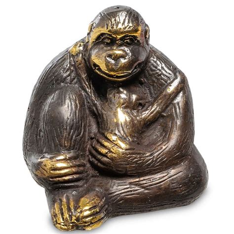 Статуэтка из бронзы в виде обезьяны Animals Bronze по цене 1 692 руб ...
