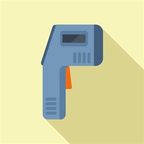 Premium Vector Scanner Check Device Icon Flat Vector Medical Care