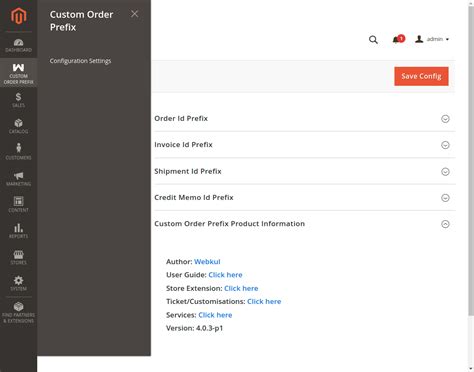 magento 2 order prefix custom invoice id shipment credit memo