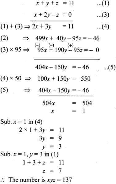 the sum of the digits of a three digit number is 11 if the digits are