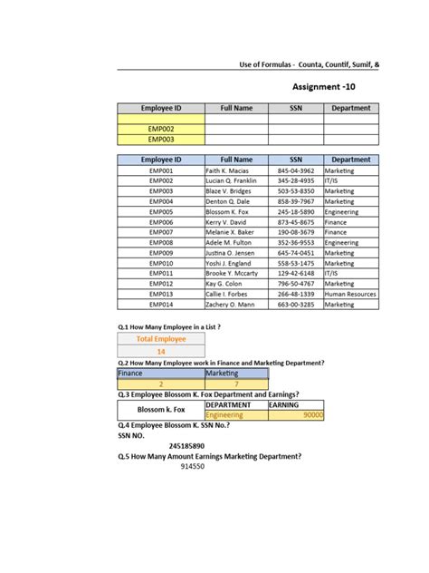 Vlookup And Hlookup Pdf Business Computers