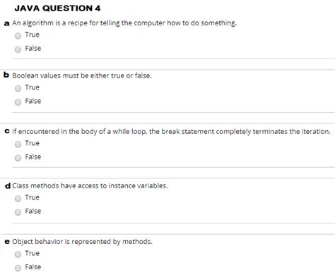 Solved JAVA QUESTION A An Algorithm Is A Recipe For Chegg