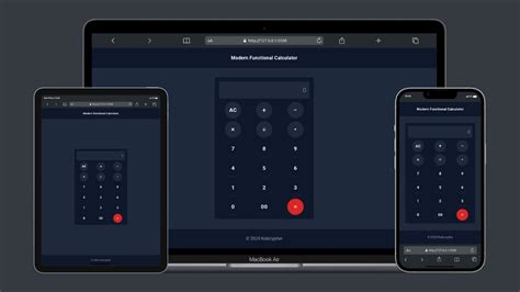 Create A Responsive Calculator App With Html Tailwindcss And Javascript Youtube