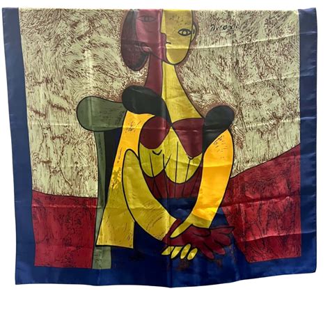 Womens Gorgeous Picasso Design Scarf S