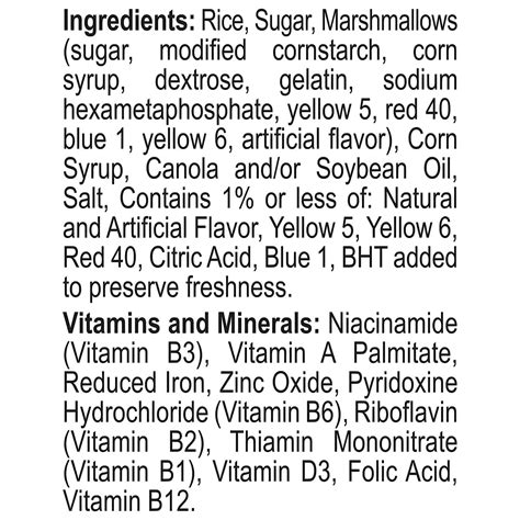 Is Marshmallow Fruity Pebbles Cereal Healthy? Ingredients & Nutrition Facts - Cereal Secrets
