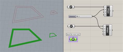 Same Ratio Of Offset Or Move For A Different Objects In Size Grasshopper Mcneel Forum