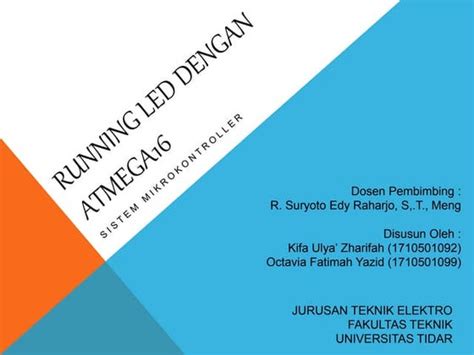 running led dengan kontrol at mega 16 pdf