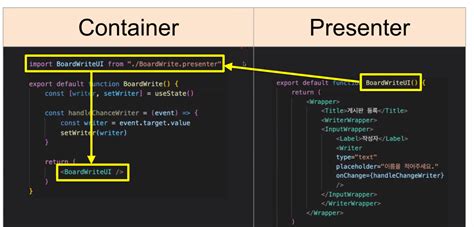 6일차 [react js] 실무용 폴더구조 container presenter props