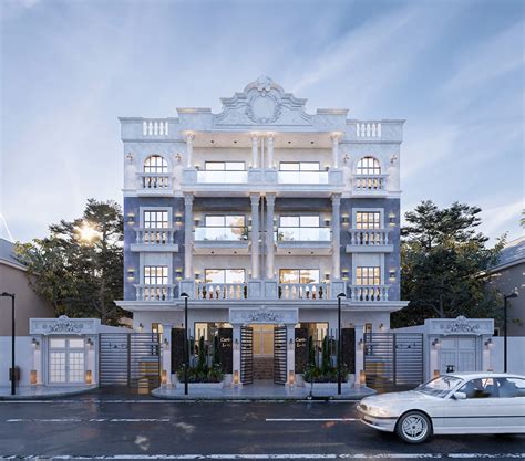 Villa Classic Elevation Design On Behance