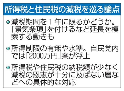 減税期間や所得制限の有無が論点 与党税制調査会、検討本格化へ 47news（よんななニュース）