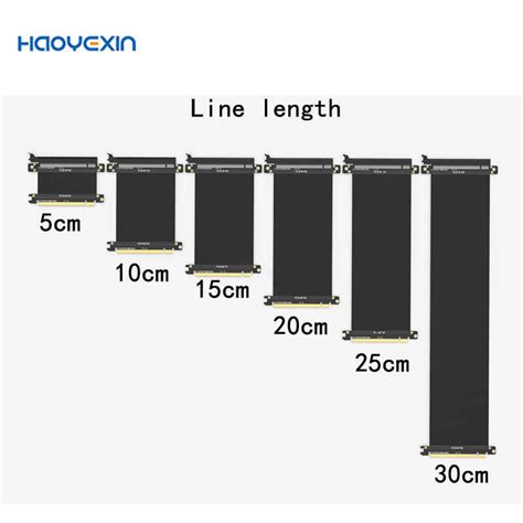 High Speed Pc Graphics Pci Express Connector Cable Riser Card Pci E X16 30 Flexible Cable