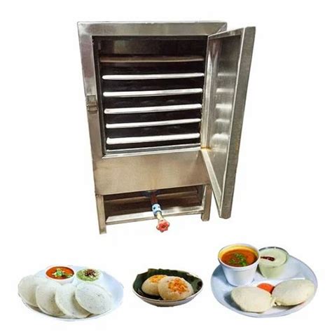 Stainless Steel Commercial Food Warmer Electric Idli Steamer At ₹ 17500