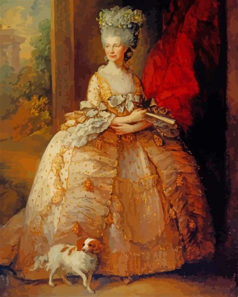 Queen Charlotte Paint By Numbers Painting By Numbers