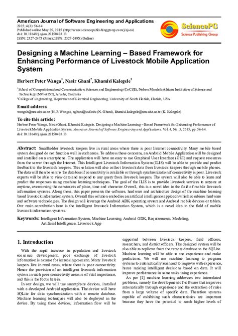 pdf designing a machine learning based framework for enhancing