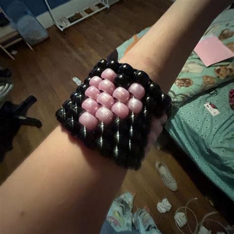 Mushroom Kandi Keychain Etsy