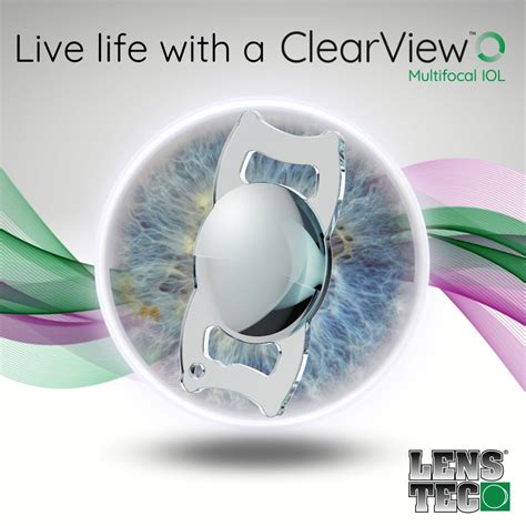 Lenstec Re Brands Its Newly Approved Multifocal Iol Range To Clearview™ Lenstec Announce The Re