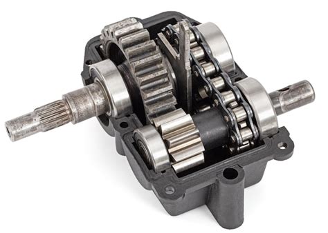 Premium Photo Gear Reducer With Chain Drive Isolated On White Background