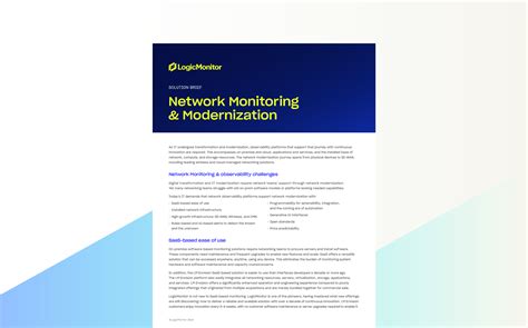 Network Monitoring Guide Logicmonitor