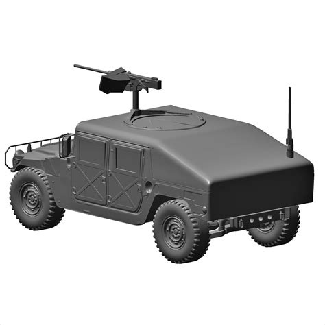 🪖 Humvee Hummer Military Vehicle Static Model・ Stl File For 3d Printing